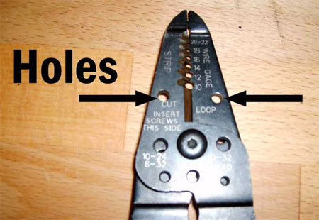 Shop Tip: Wire Stripper Loop Holes & How to Use Them