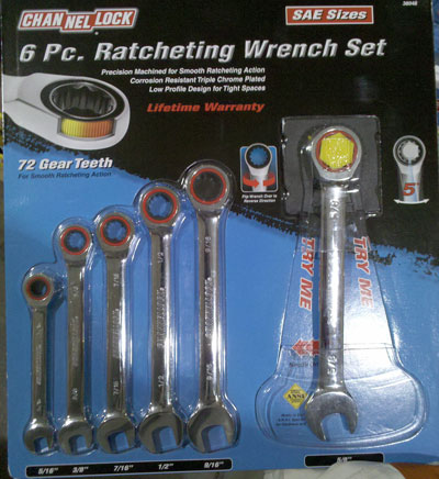 Channellock Ratcheting Wrenches