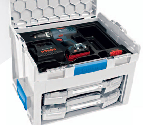 New Bosch L-Boxx Tool Box, Click & Go L-Cart and L-Dolly