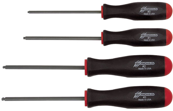 Bondhus Ball Head Square Screwdrivers