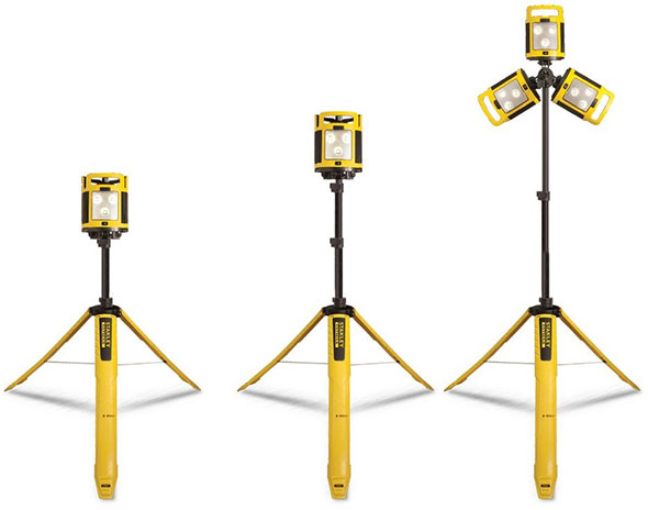 Check Out This Stanley Portable LED Tripod Light