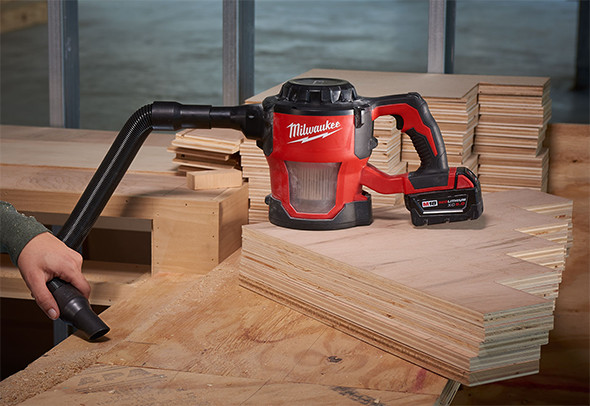 New Milwaukee M18 Cordless Compact Hand Vacuum with HEPA Filter