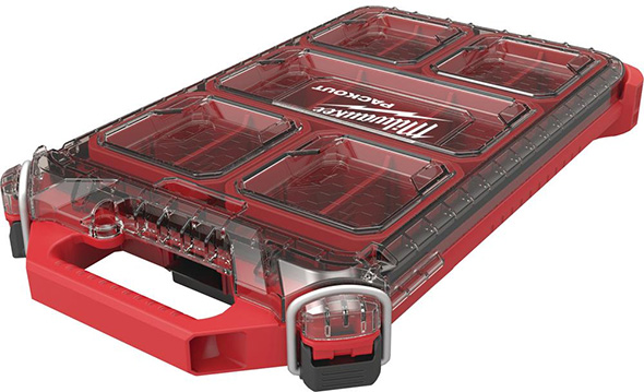 New Milwaukee Packout Slim Parts Organizers, Tool Bags, and Accessories
