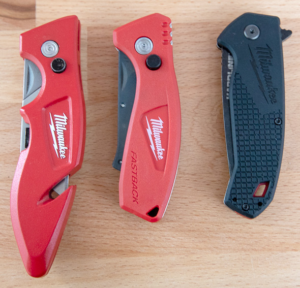 Milwaukee Fastback Compact Utility Knife Review and Comparison
