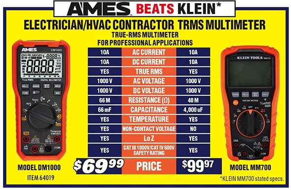 Thoughts on Harbor Freight AMES Multimeters?