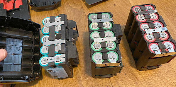 A Peek Inside Milwaukee M18 XC Cordless Power Tool Batteries