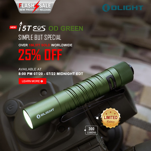 New Olight EDC Flashlight Flash Sale (7/21 2020)