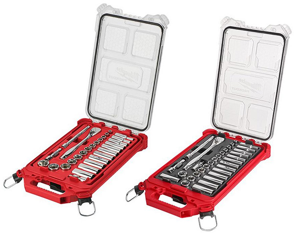 Milwaukee 3/8″ Socket Sets and Packout Cases Combo Deal