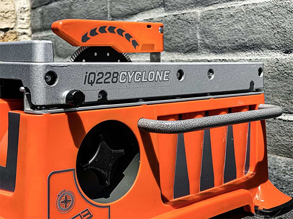 iQ Power Tools iQ228 Cyclone Tile Saw Cuts Dry with Built-in Dust Control